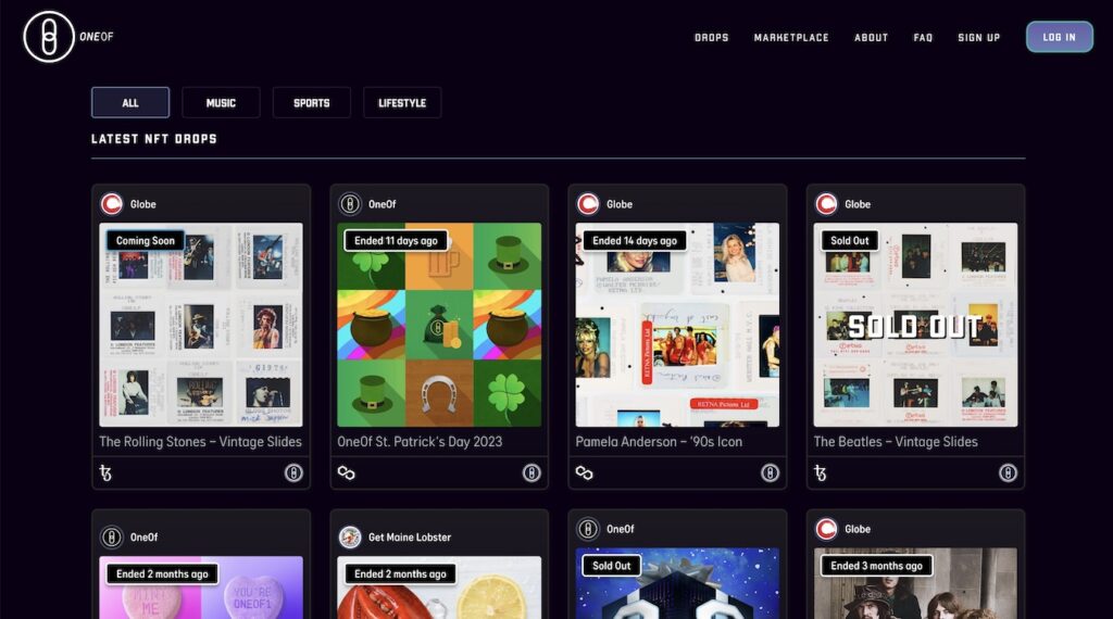 NFTプラットフォームのワンオブ、ブロックチェーンリワード企業を買収 - HUBSTAR