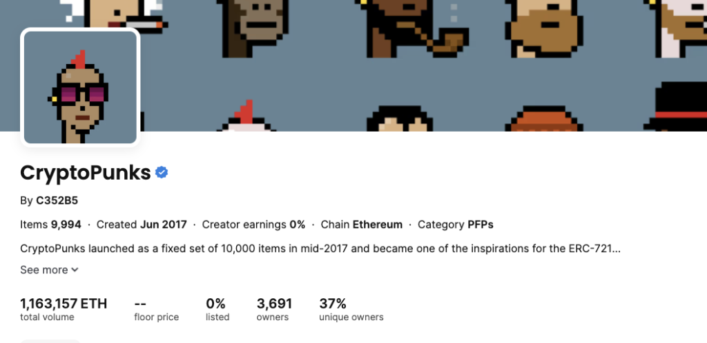 ブルーチップNFTとは？優良NFTの一覧表 - HUBSTAR